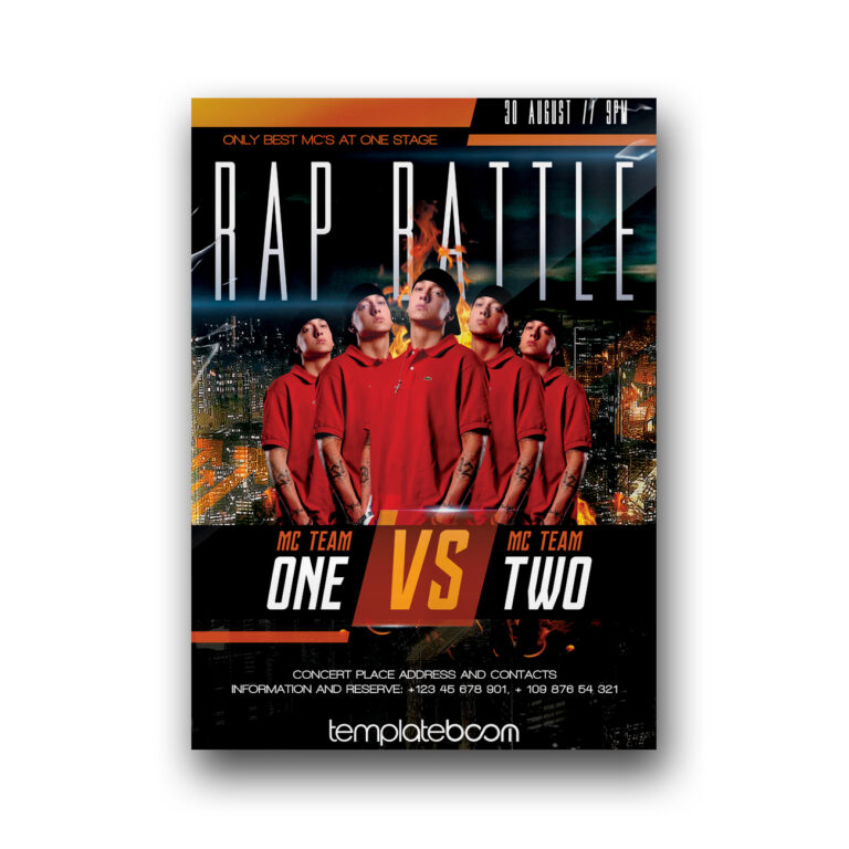 Rap Battle - Template Boom