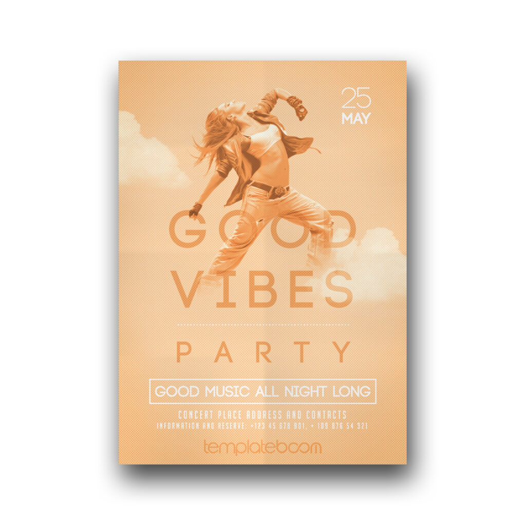 Good Vibes Party - Template Boom