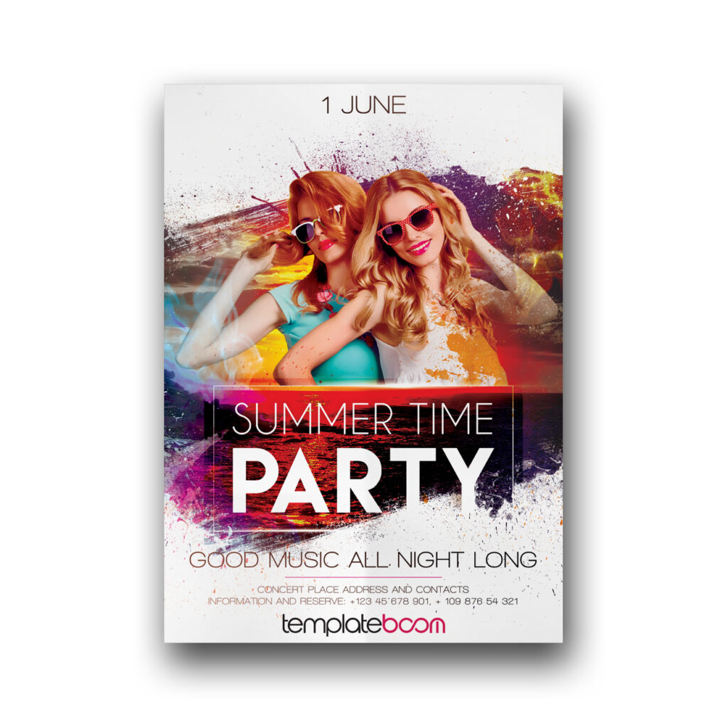 Summer Time Party - Template Boom