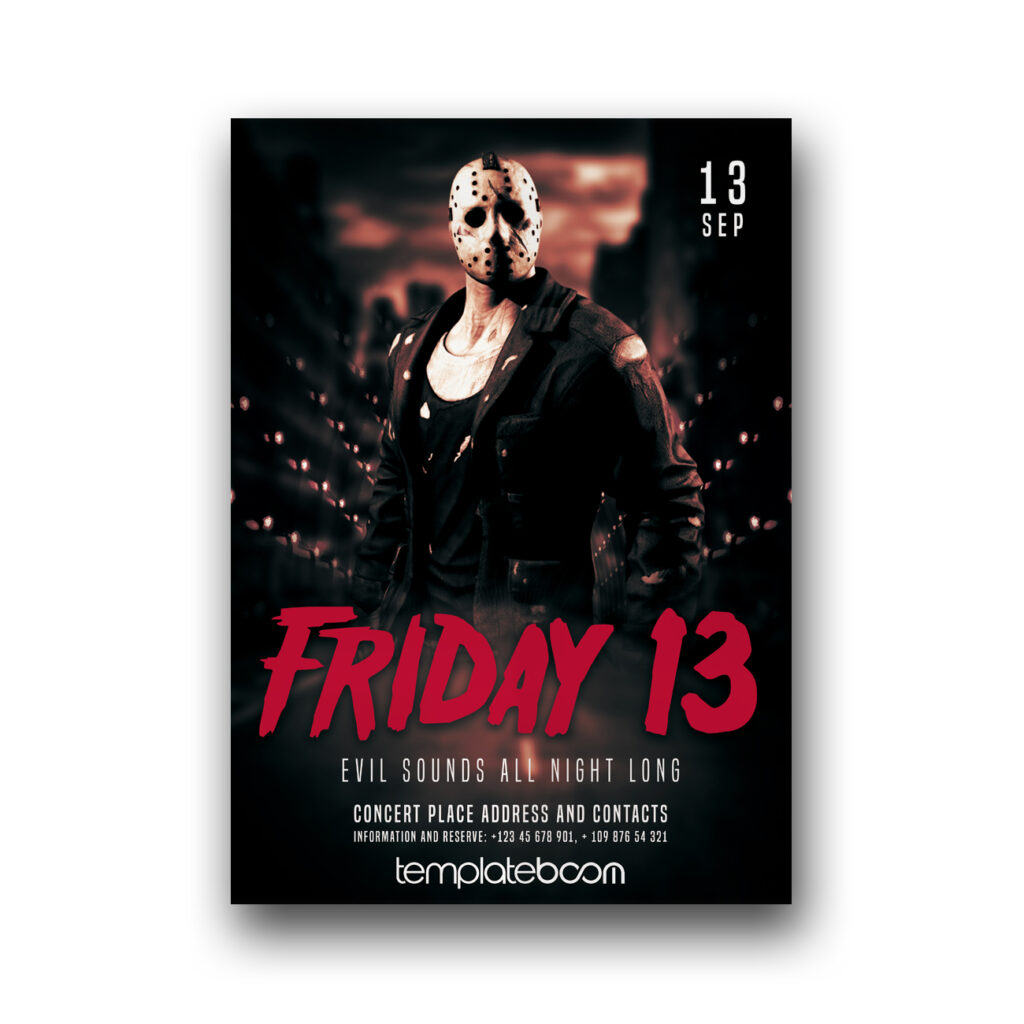 Friday 13 - Template Boom