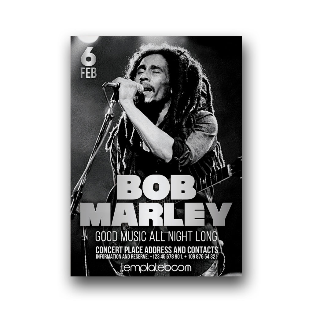 Bob Marley Celebration - Template Boom