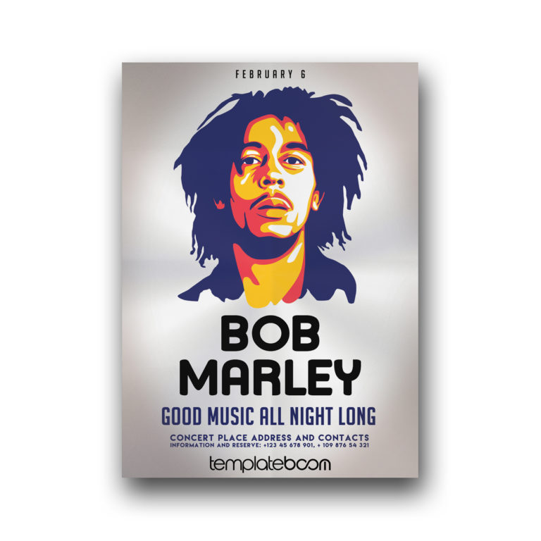 Bob Marley Party - Template Boom
