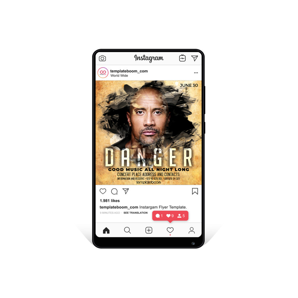 Danger - Template Boom