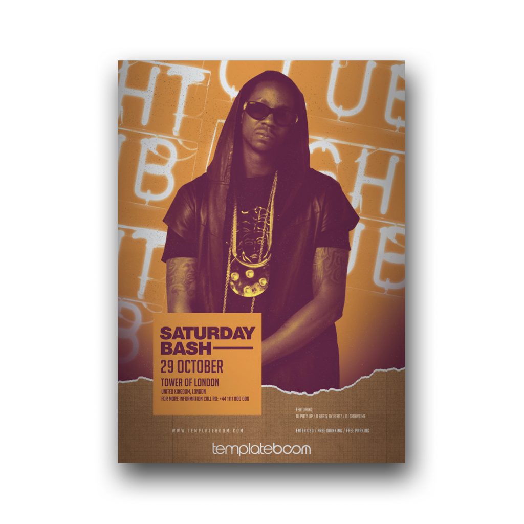 Saturday Bash - Template Boom